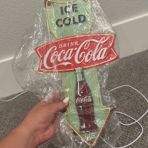 Art | Vintage Coca Cola Sign Wall Art | Poshmark